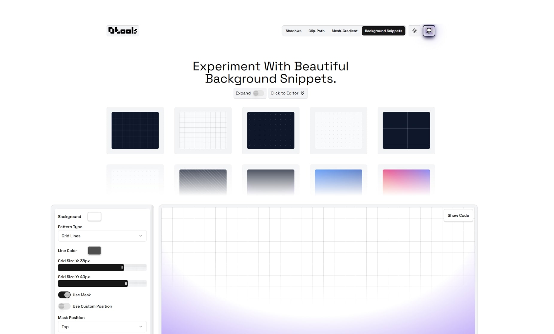 BG Snippets Generator - Tools