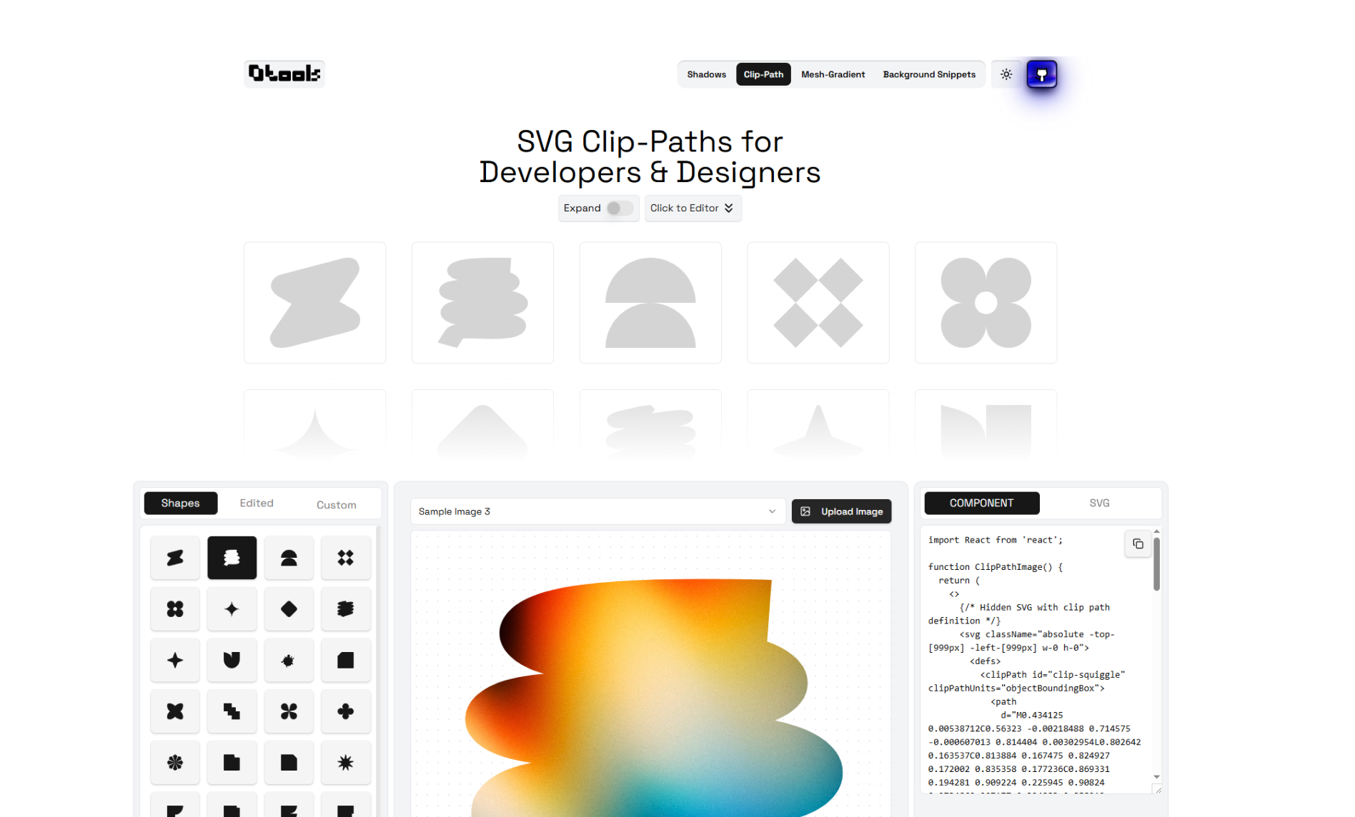 SVG Clip-Path Generator - Tools
