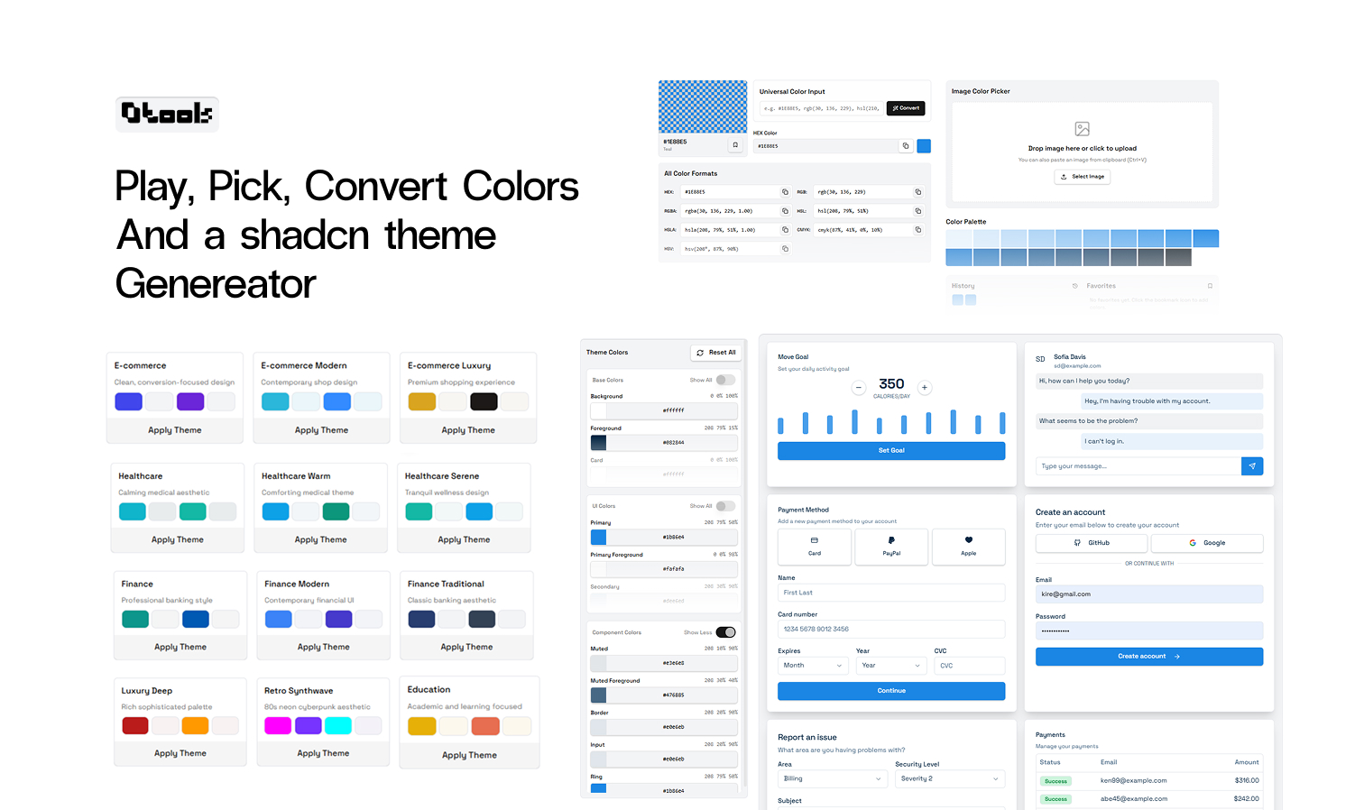 Color Lab – Generate Color Palettes, Convert Codes & Build Shadcn ...
