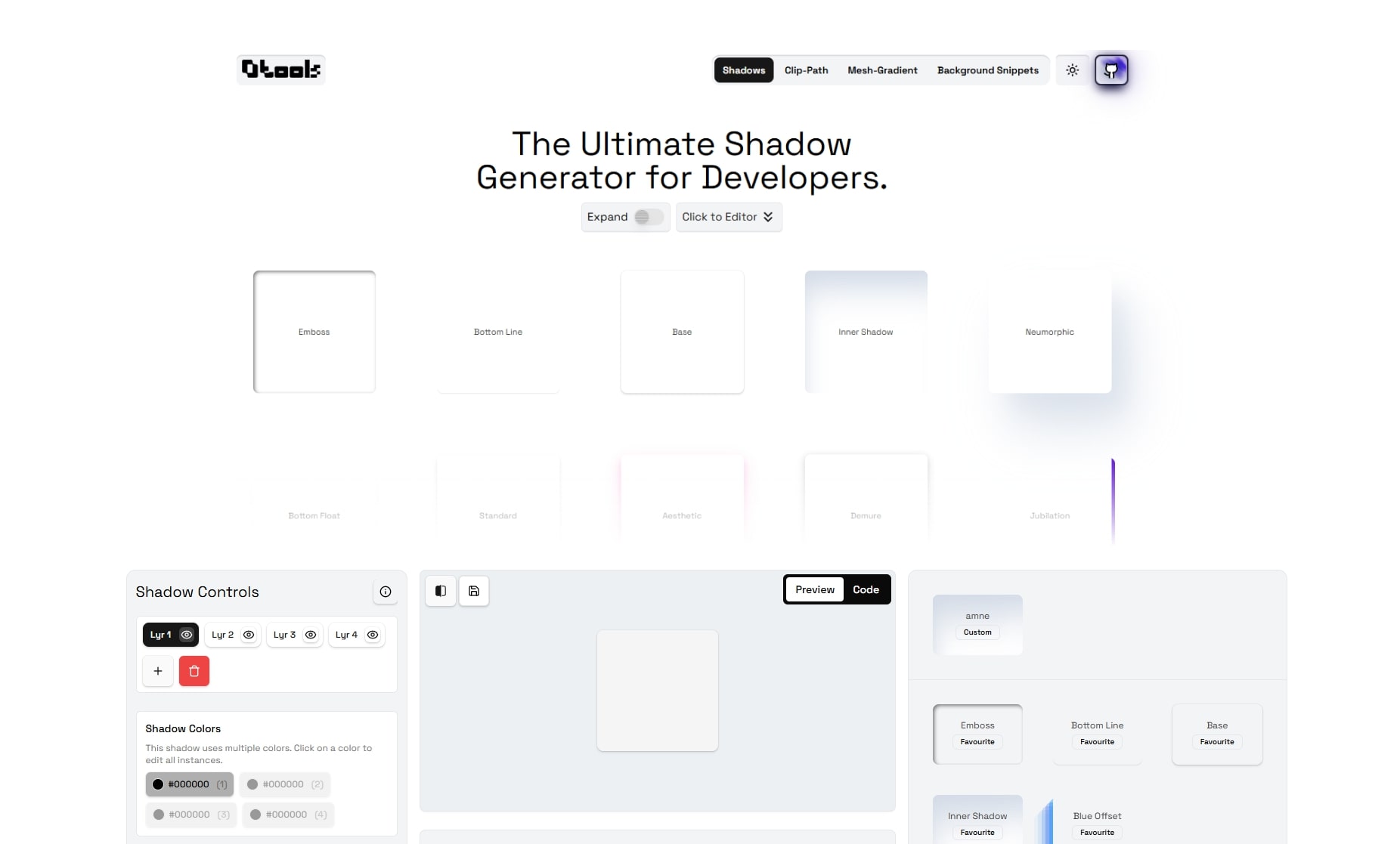 Shadows Generator - Tools